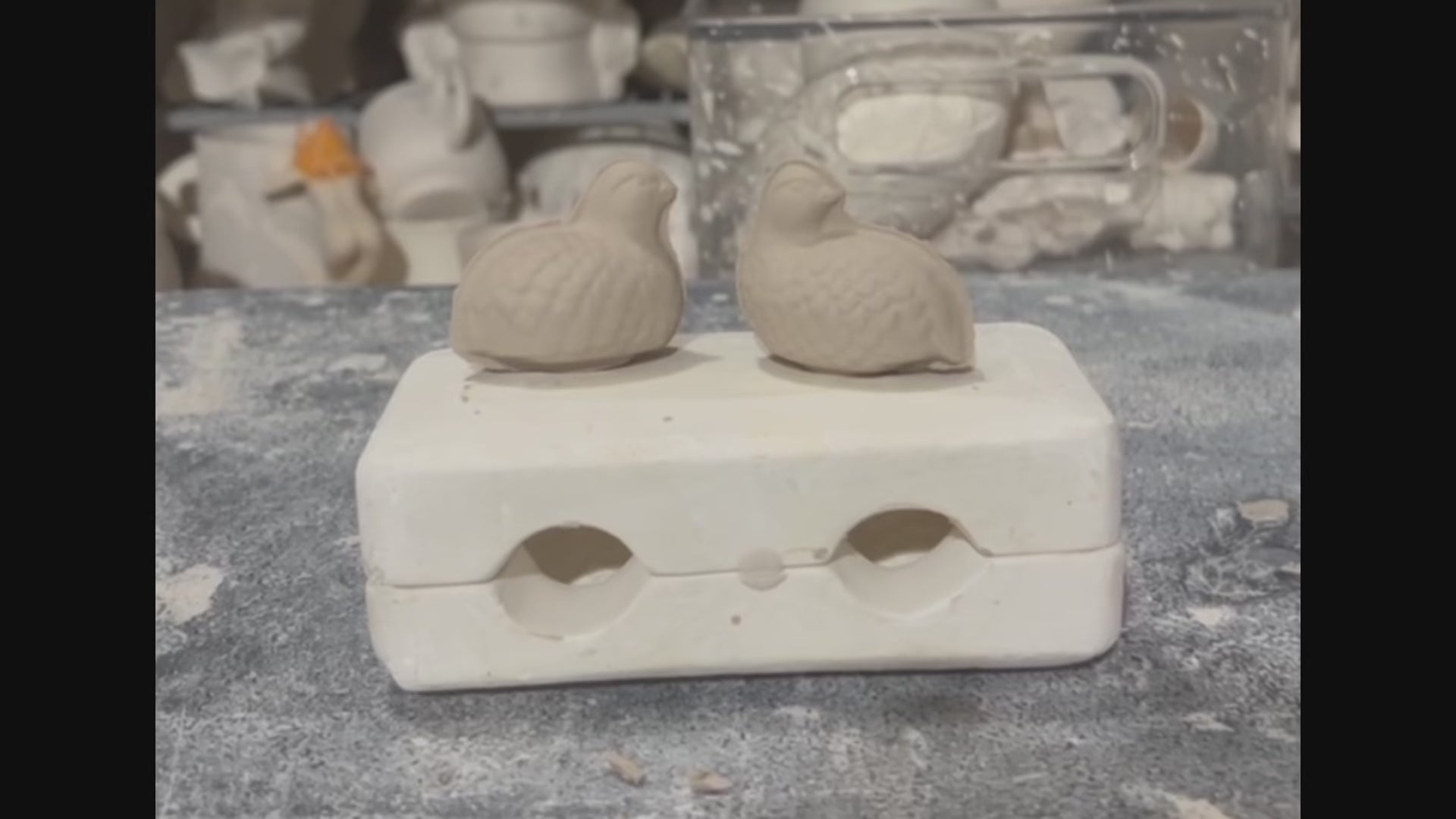 Mini Quail Bisque (pair) – Sarah-amics Co LLC